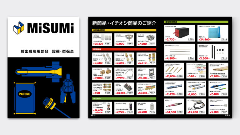 カタログ制作実績 | FAメカニカル部品（クライアント：工業部品商社様） | FreeRadical